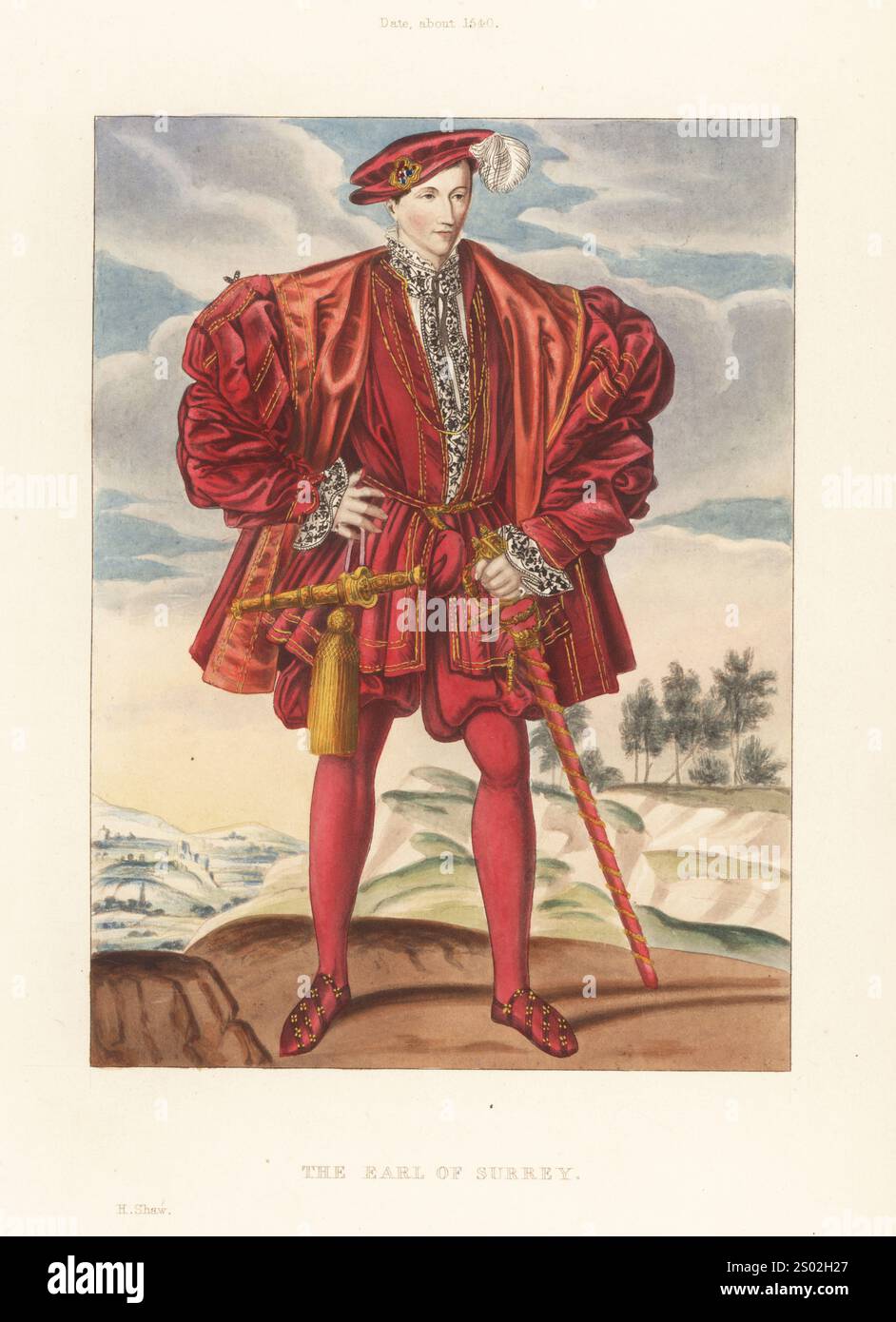 Henry Howard, Earl of Surrey, English noble poet, executed for treason ...