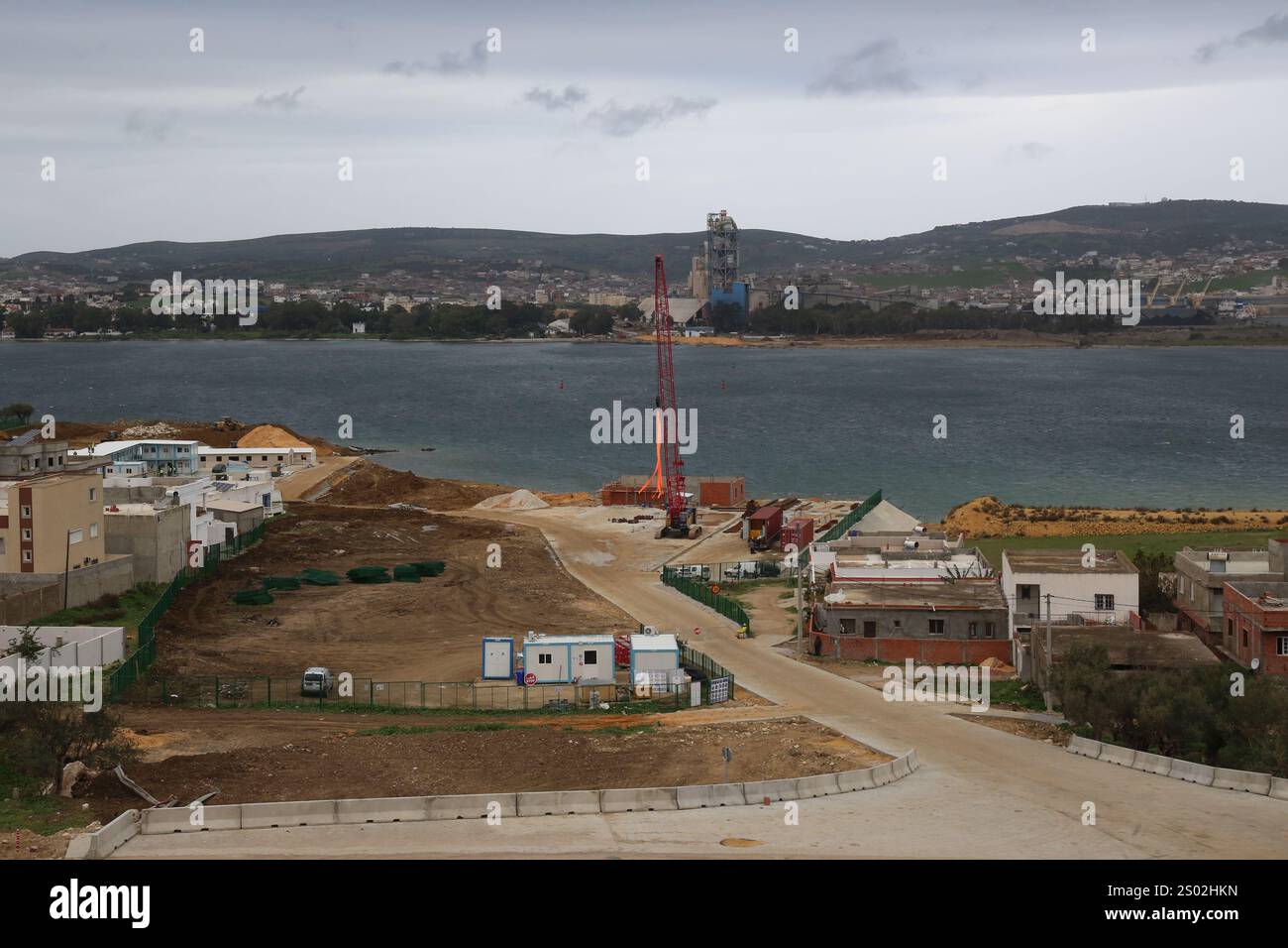 Bizerte, Tunisia. 20th Dec, 2024. This photo shows the construction ...