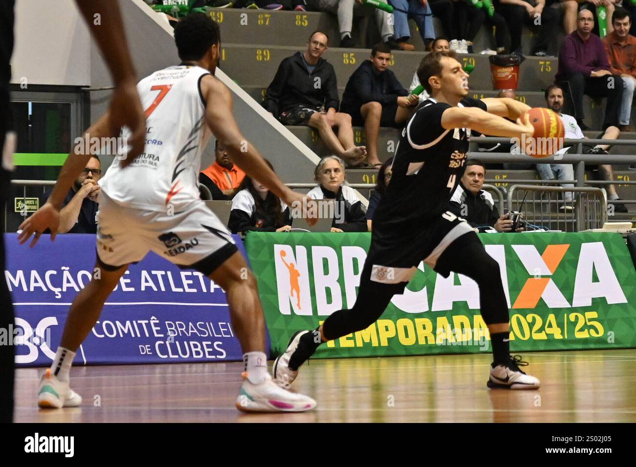 Caxias Do Sul, Brazil. 23rd Dec, 2024. Images of the match between ...