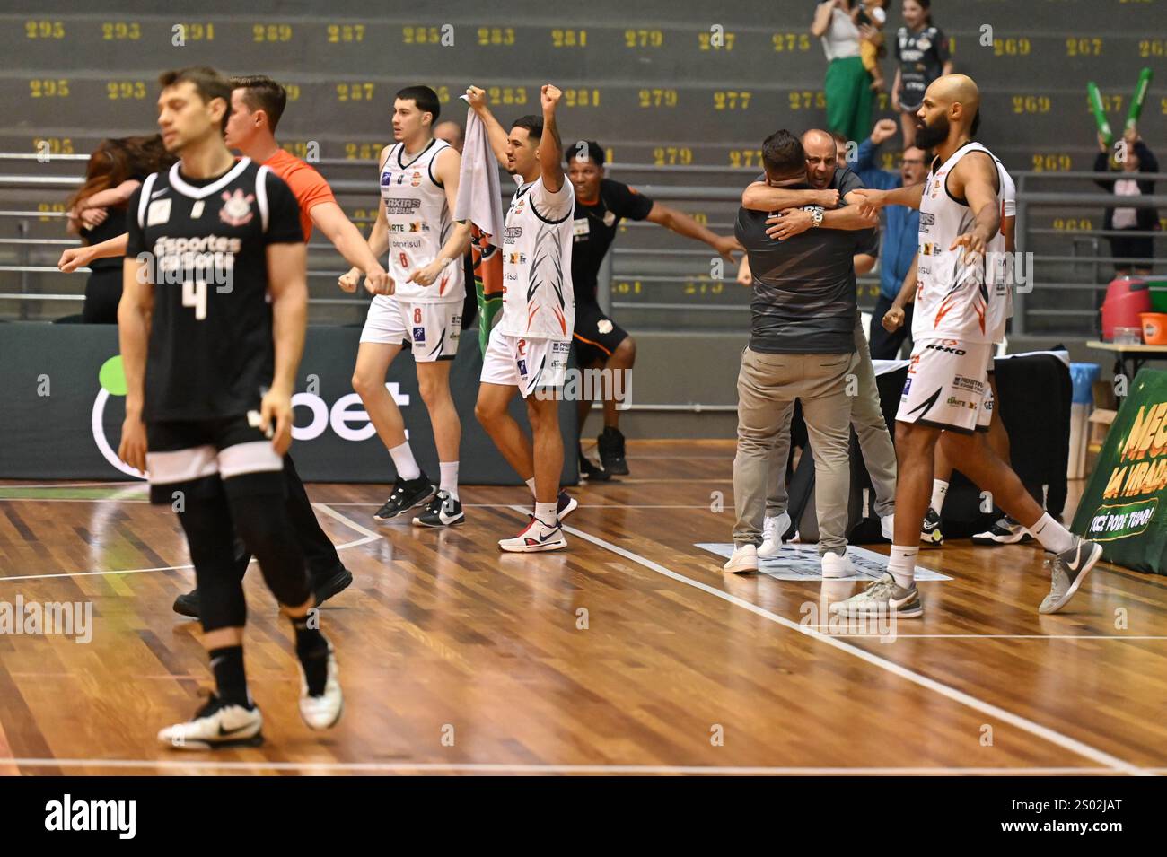 Caxias Do Sul, Brazil. 23rd Dec, 2024. Images of the match between ...