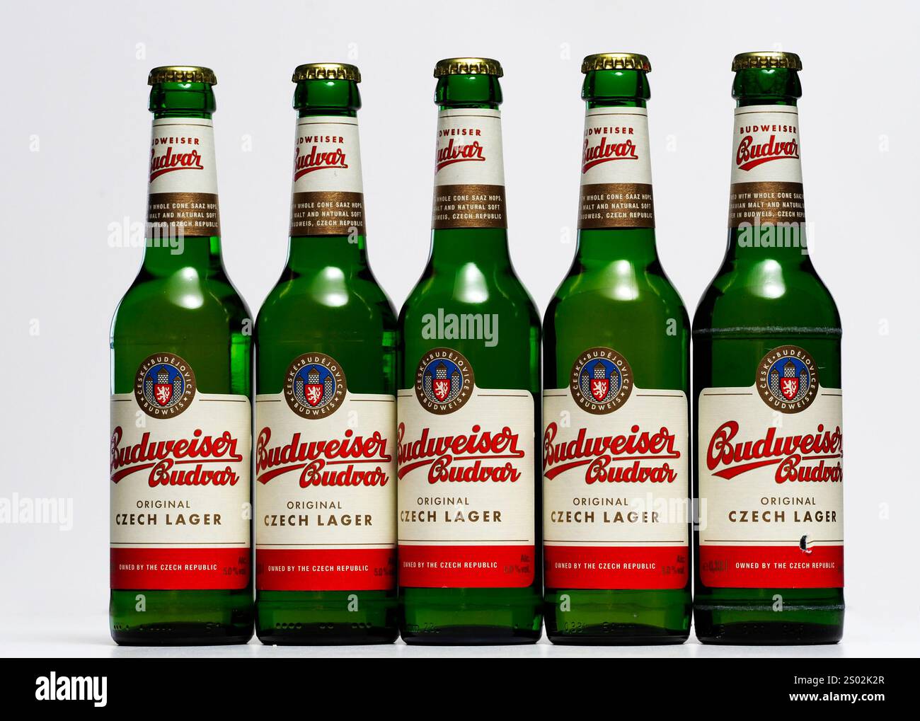 Germany. 23rd Dec, 2024. In this photo illustration, Budweiser beer ...