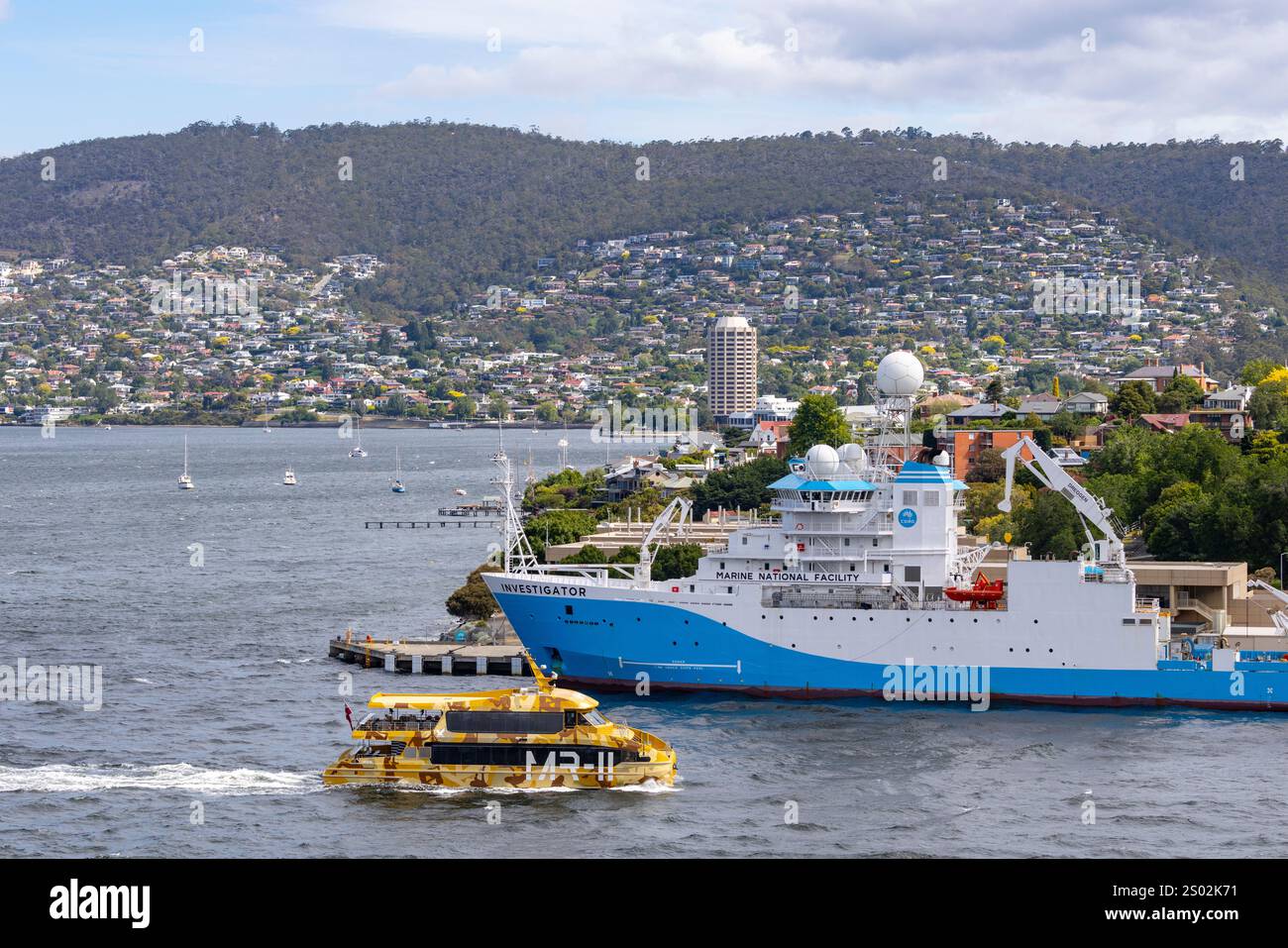 Hobart Tasmania, RV Investigator a CSIRO marine and ocean research ...