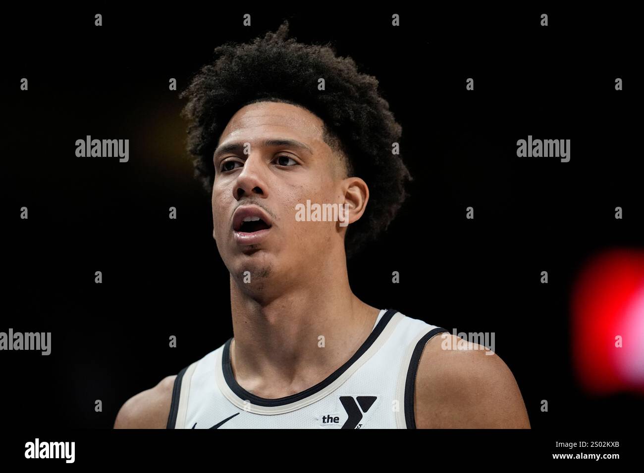 Atlanta Hawks forward Jalen Johnson (1) moves down the court against ...