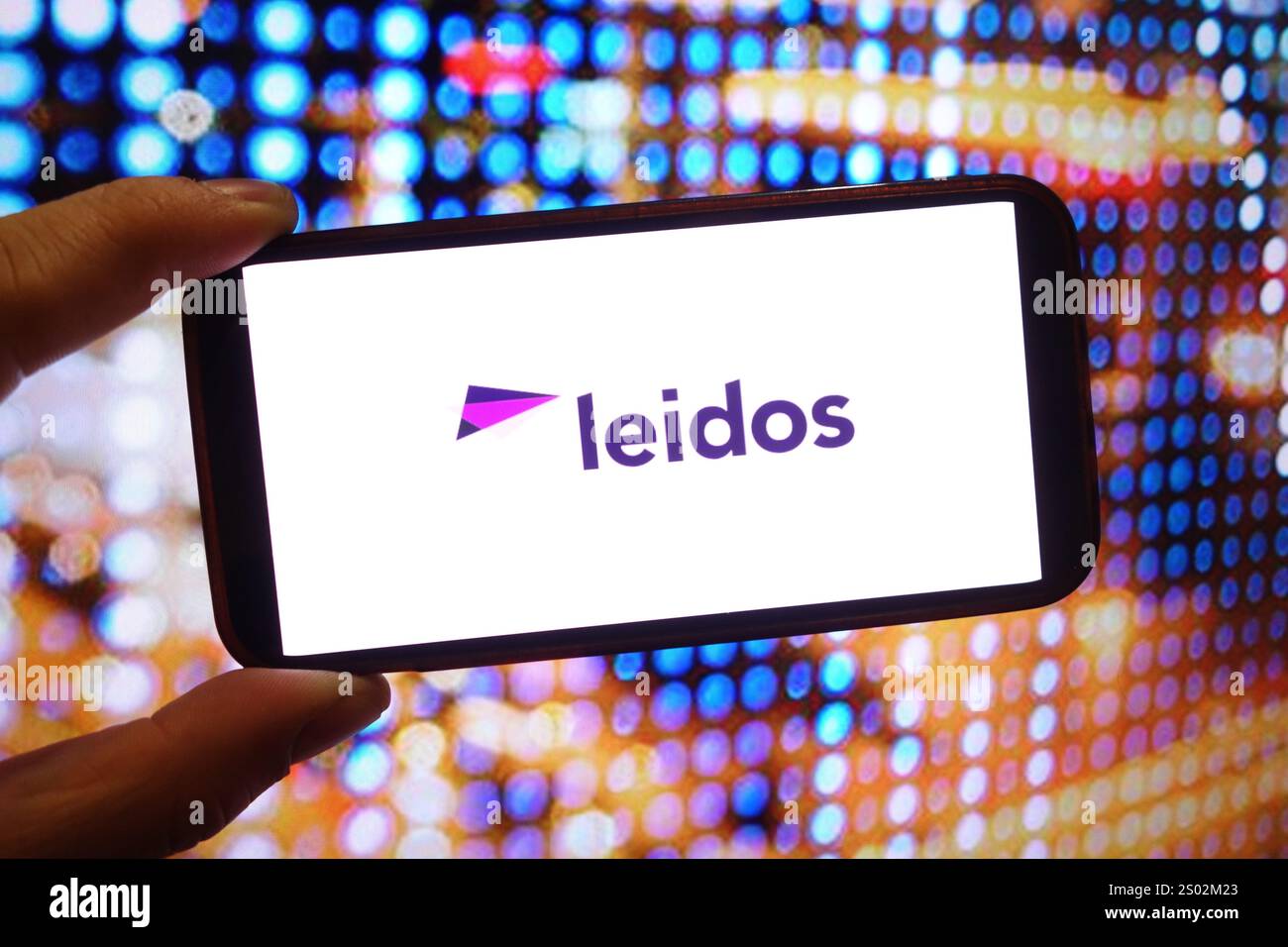 Poland. 23rd Dec, 2024. In this photo illustration, the Leidos Holdings ...