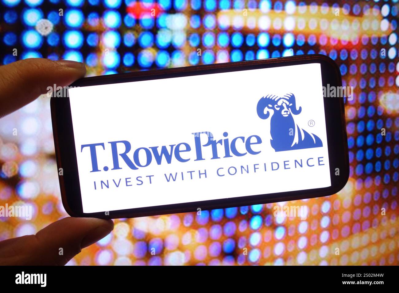 Poland. 23rd Dec, 2024. In this photo illustration, the T. Rowe Price ...