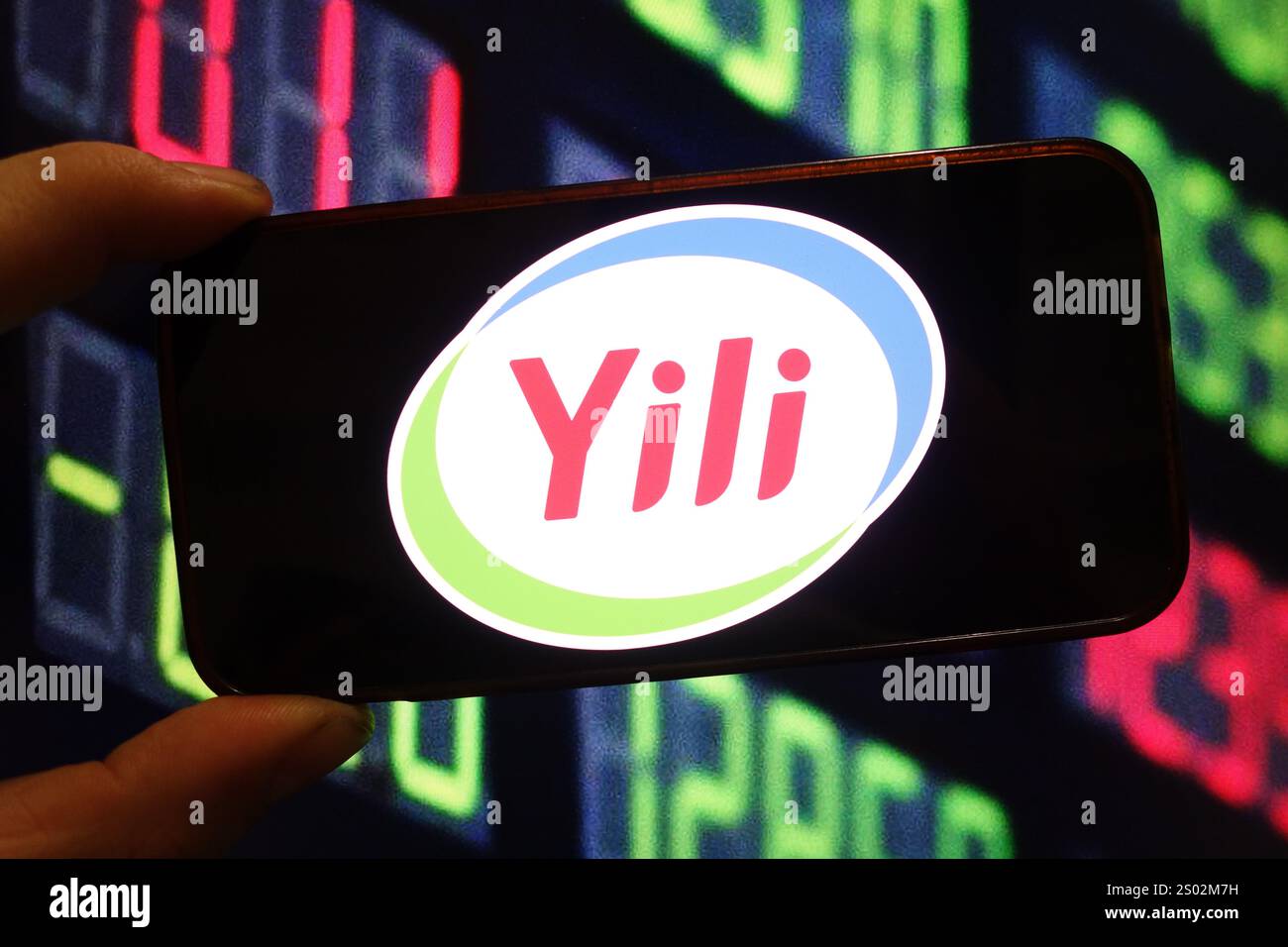 Poland. 17th Dec, 2024. In this photo illustration, the Yili Group ...