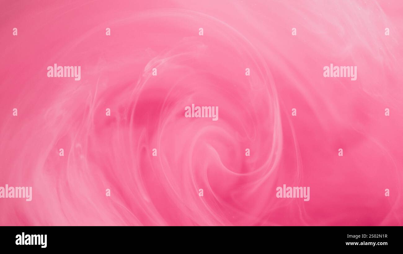 Paint wave. Majestic mist. Defocused bright pink white cloud ink mist ...