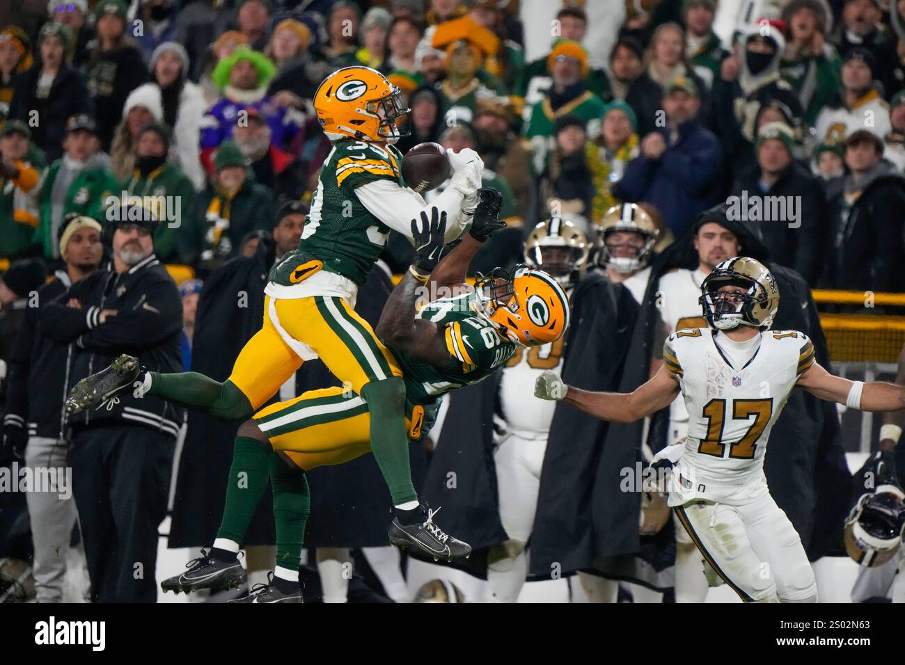 Green Bay Packers safety Zayne Anderson and cornerback Corey Ballentine ...