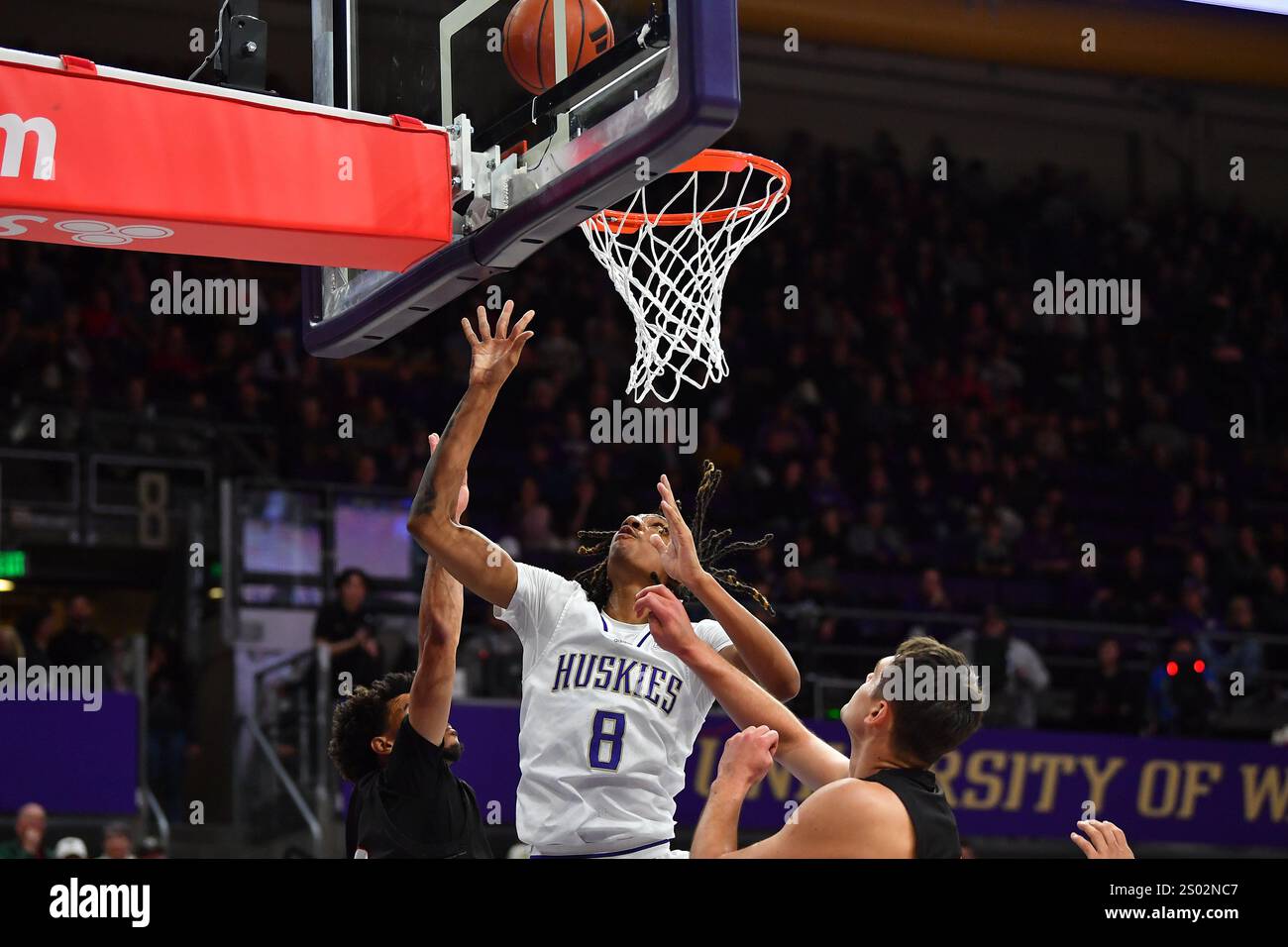 Seattle, Washington, USA. 23rd Dec, 2024. Washington Huskies guard ...
