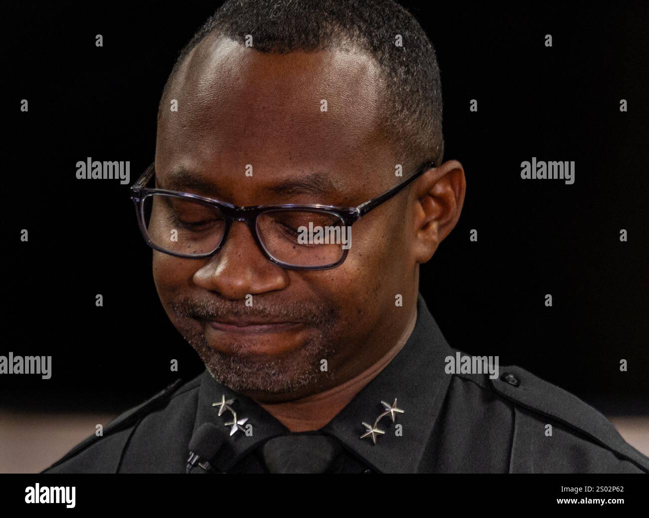 Greensboro, USA. 23rd Dec, 2024. With tears in his eyes, Assistant ...