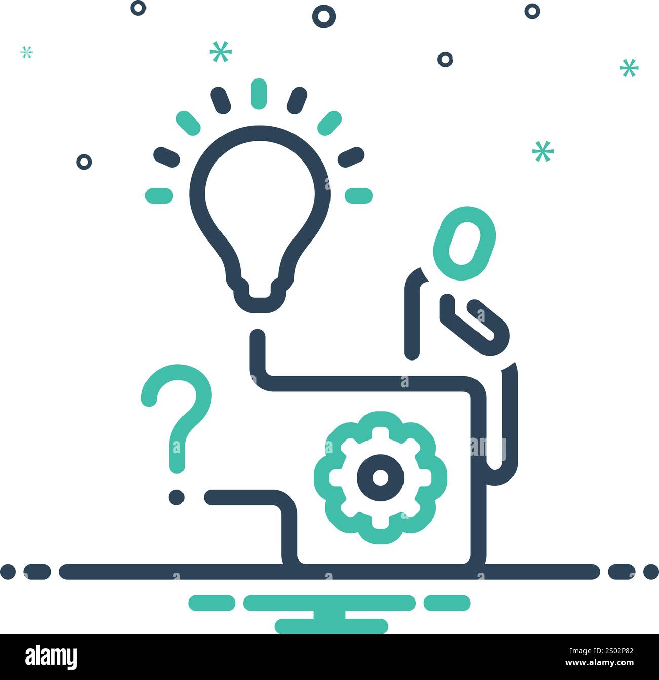 Icon for problem solving, puzzle out Stock Vector Image & Art - Alamy