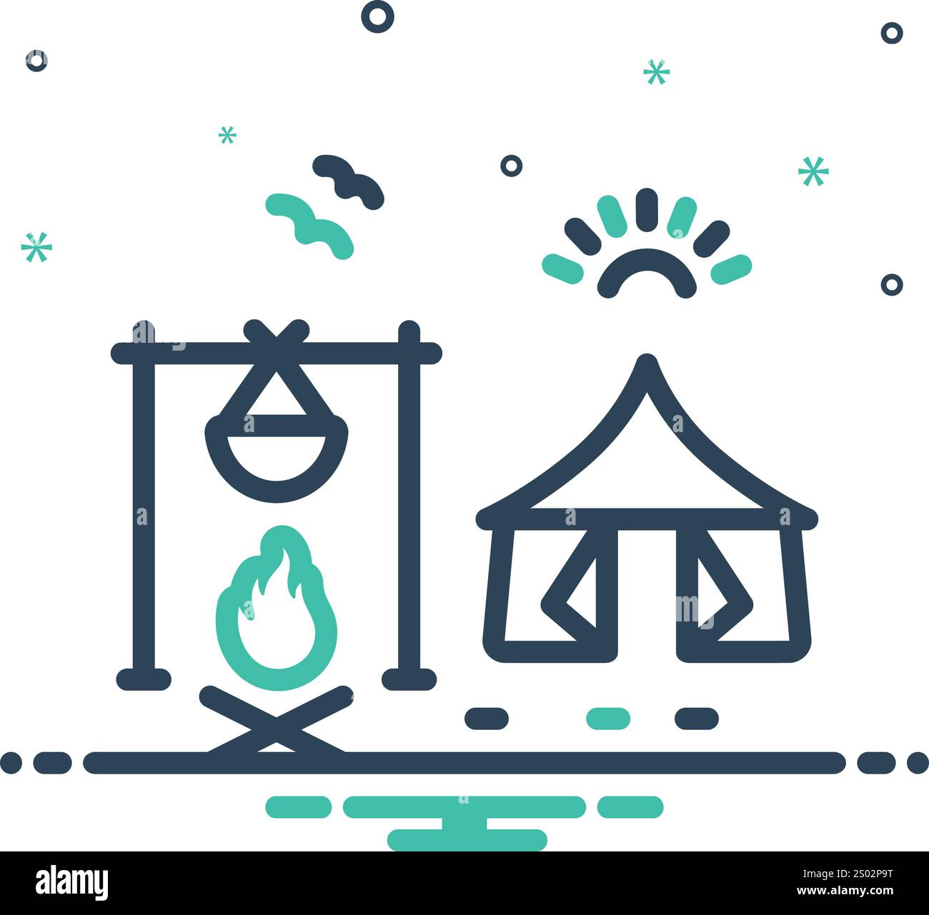 Icon for survival, fire Stock Vector Image & Art - Alamy