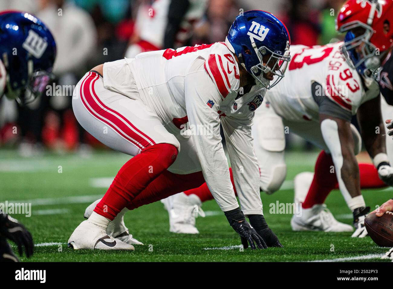 New York Giants defensive tackle Cory Durden (69) lines up during the ...
