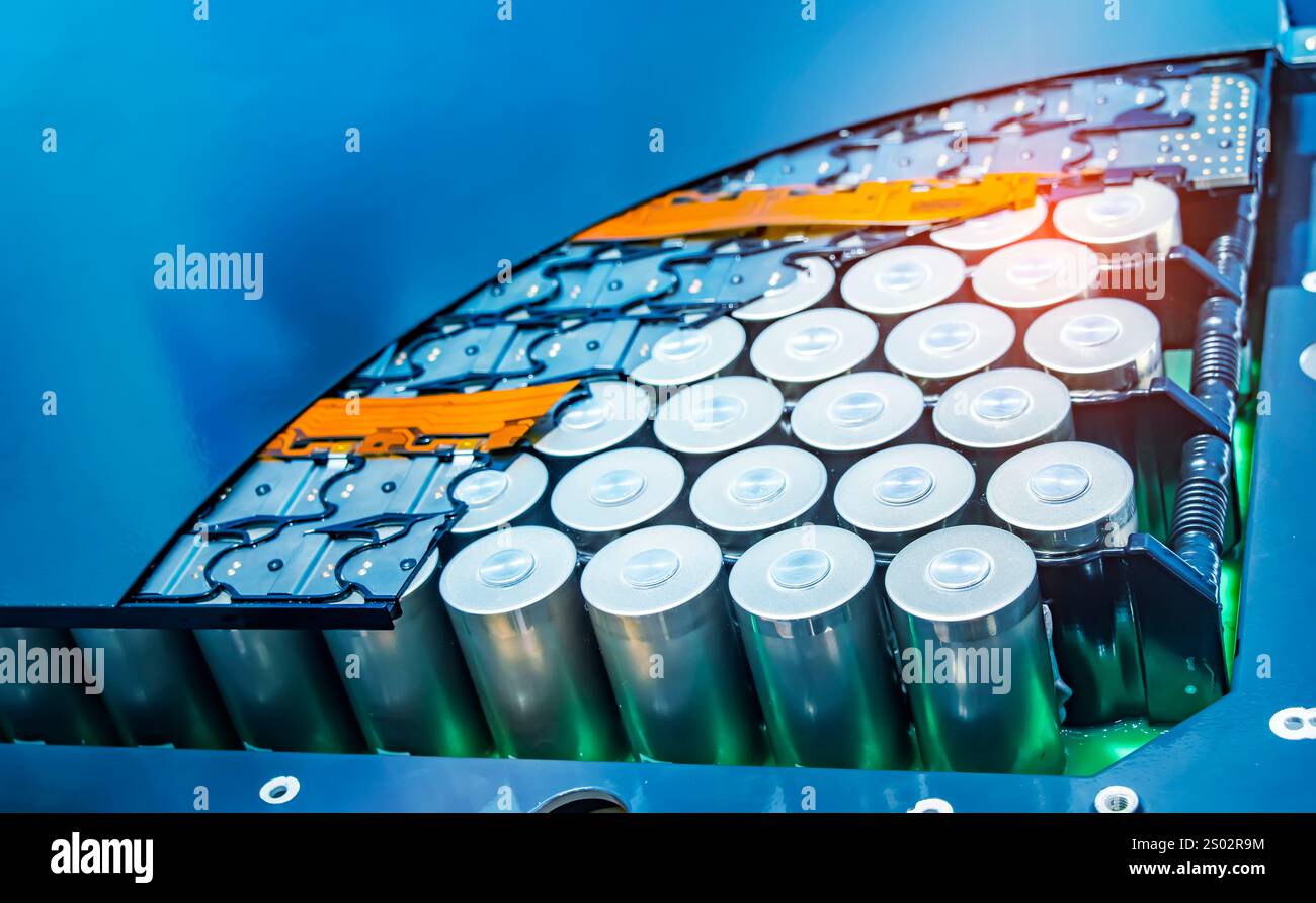 disassembled lithium ion form factor cell battery pack Stock Photo - Alamy