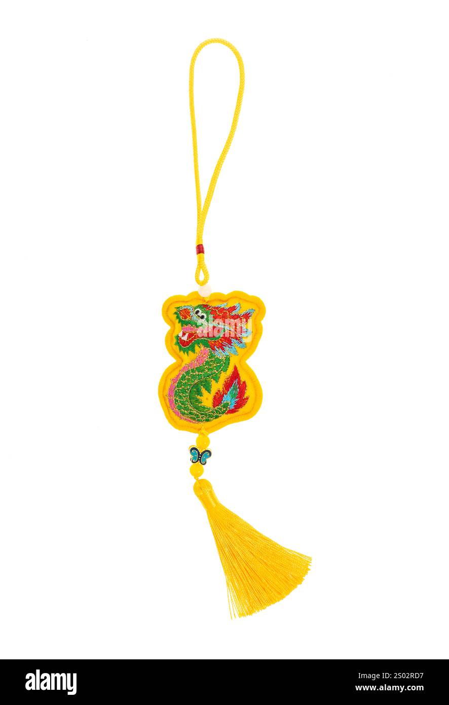 chinese dragon knot on white background Stock Photo - Alamy