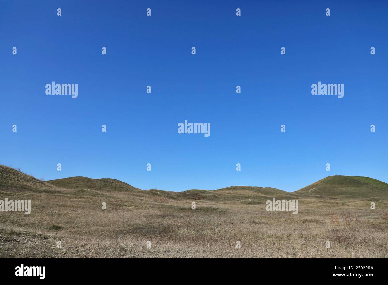 Uppsala, Sweden. 18th Apr, 2021. Royal burial mounds are seen in Gamla ...