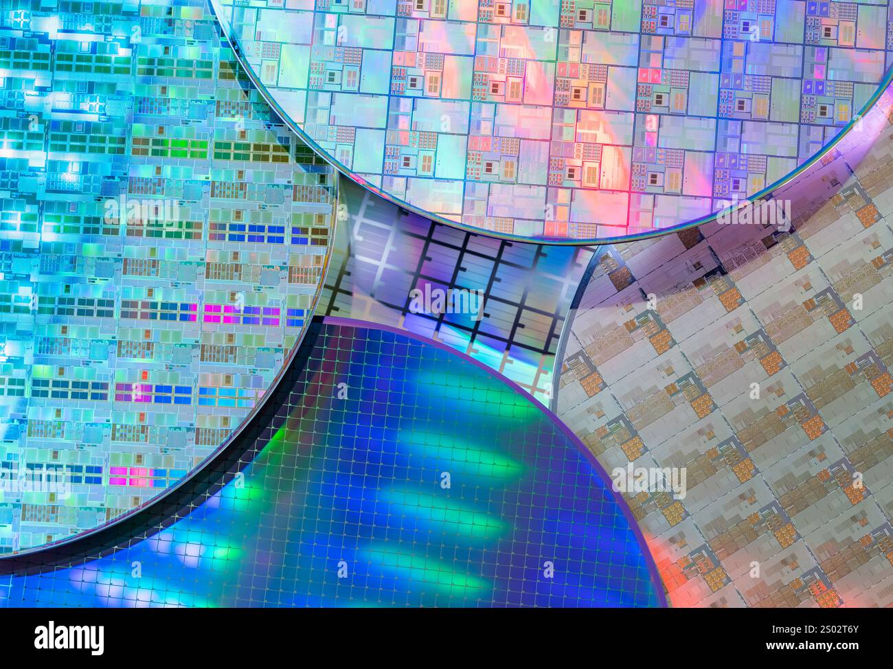 Silicon Wafers and Microcircuits of semiconductor material,used in ...