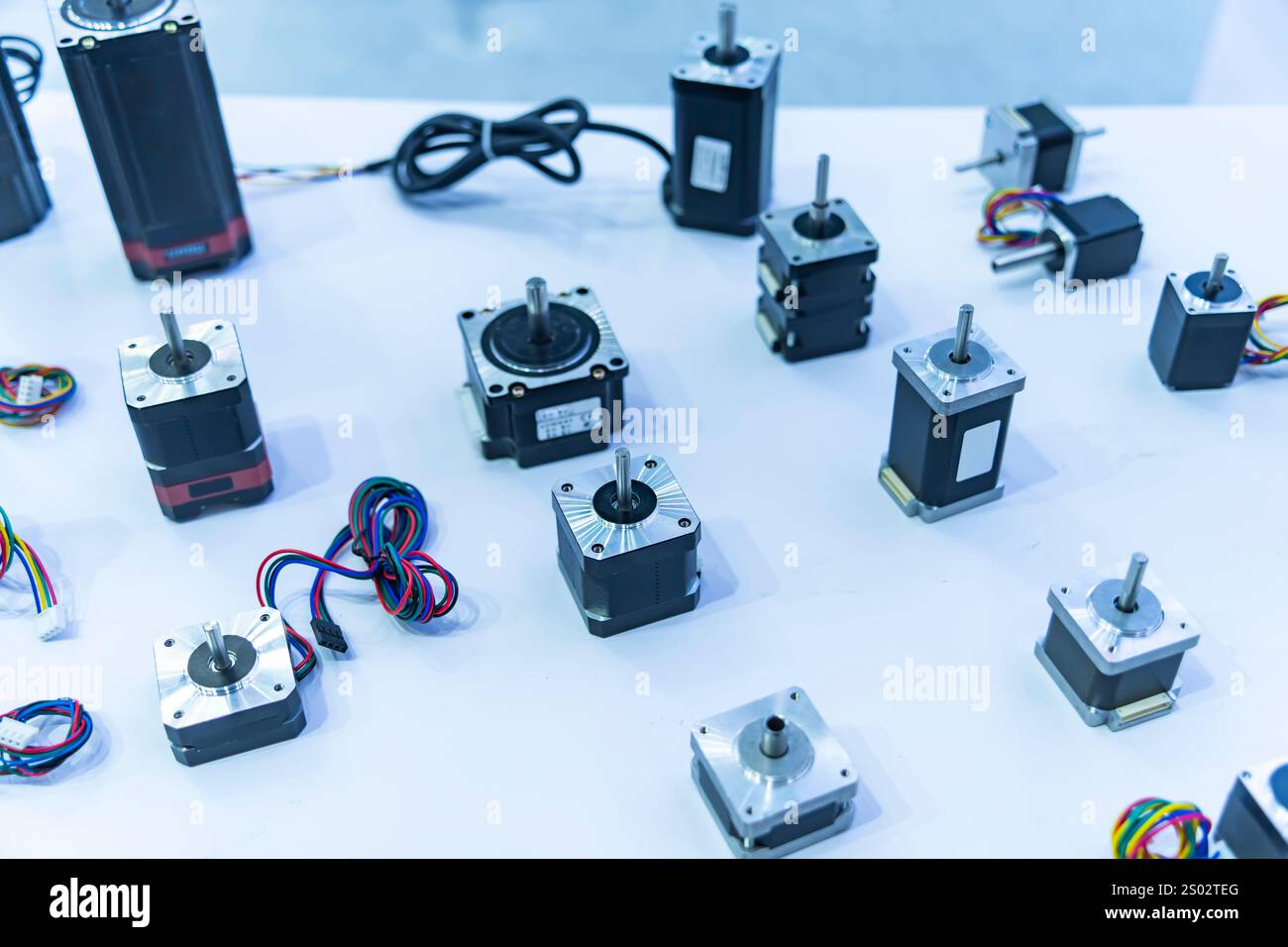 collection of Stepper motors for precise movement Stock Photo - Alamy