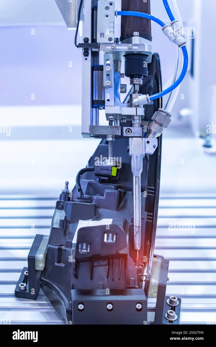 automatic robot drill machine tool at intelligence industrial ...