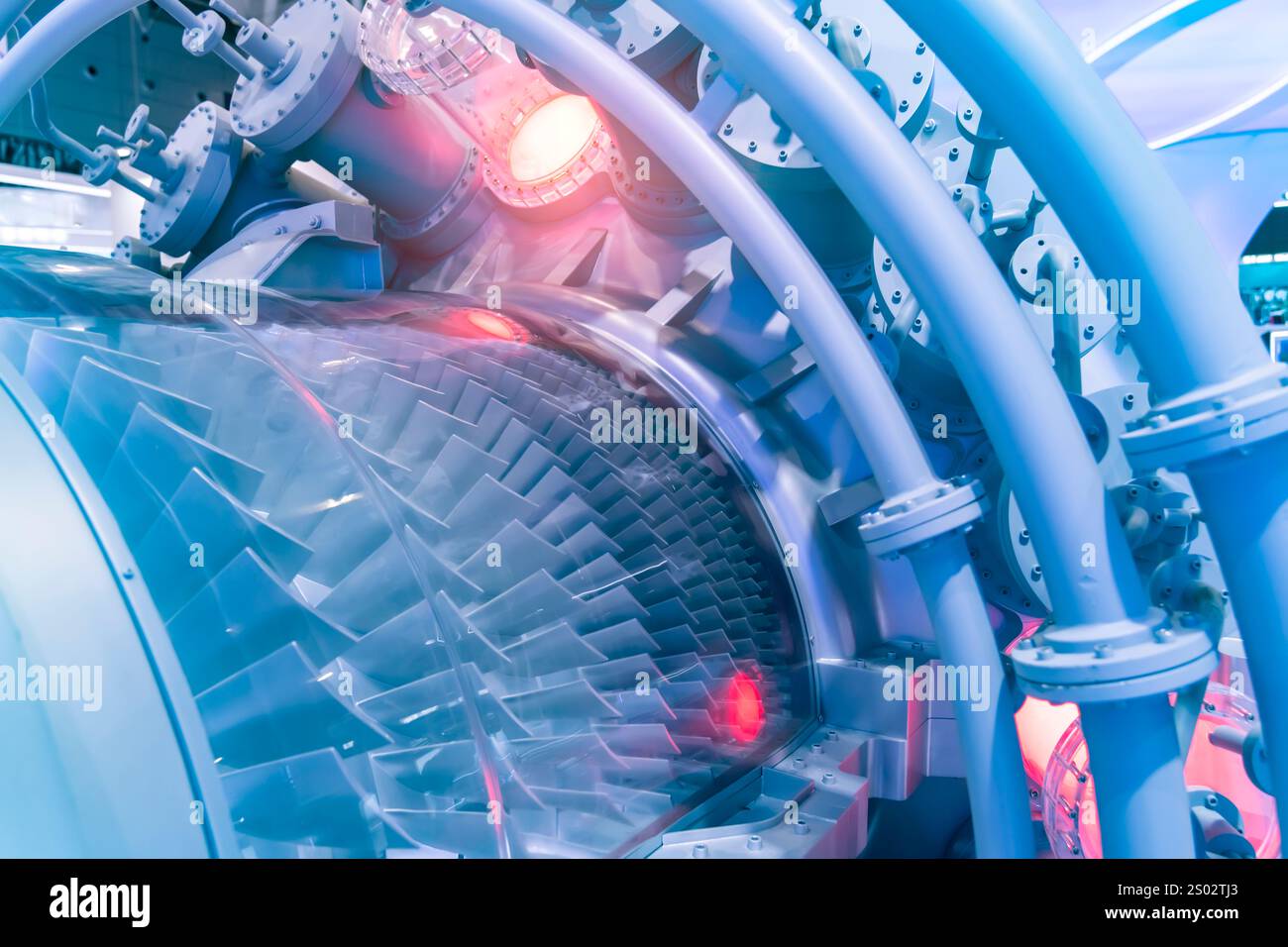 Jet engine, internal structure with hydraulic, aircraft and aerospace ...