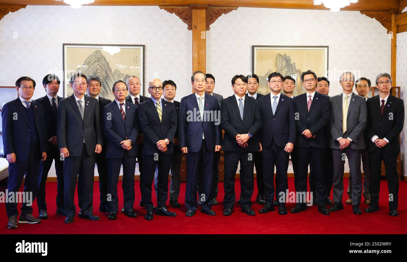 24th Dec, 2024. Lunch with Seoul Japan Club Acting President Han Duck ...
