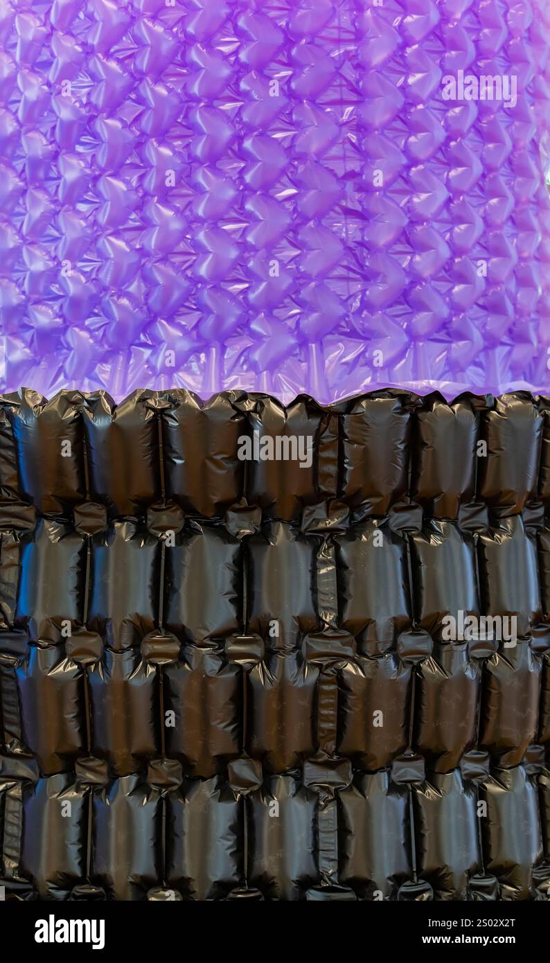 plastic translucent air packaging, protection of goods Stock Photo - Alamy