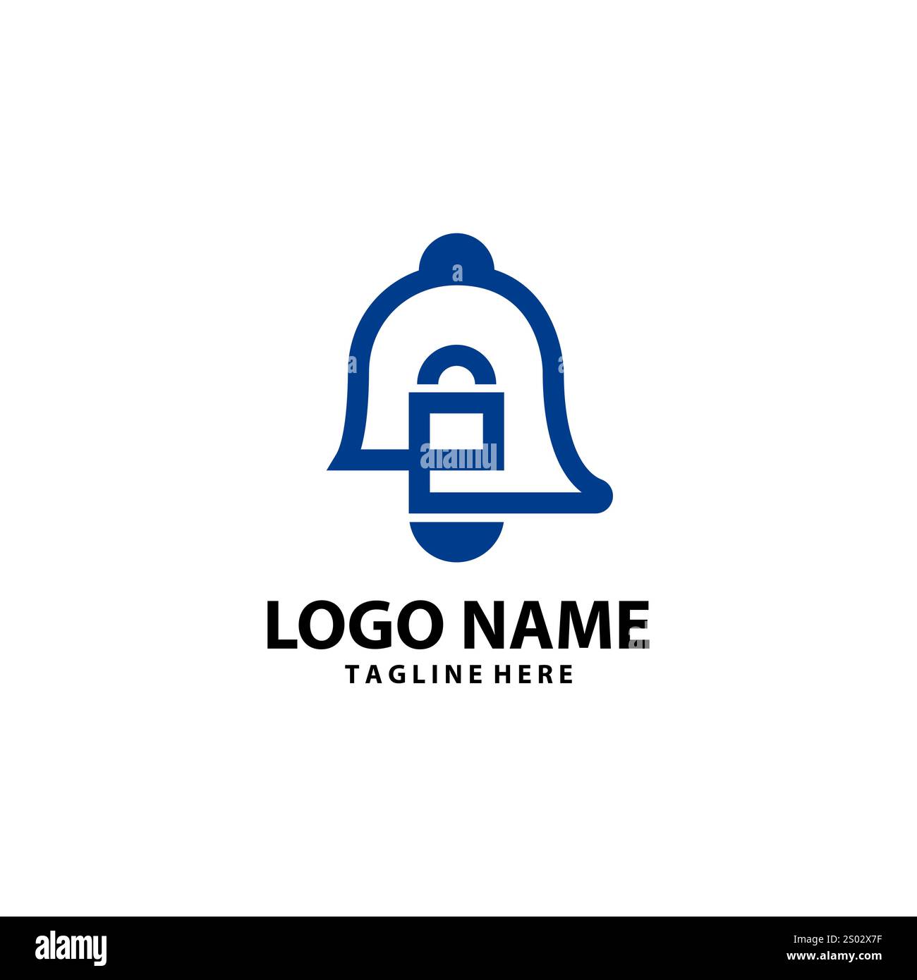 lock notification logo design vector Stock Vector Image & Art - Alamy