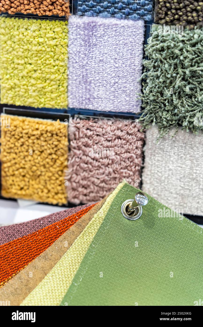 flooring and furniture materials made of looped and sheared fibers ...