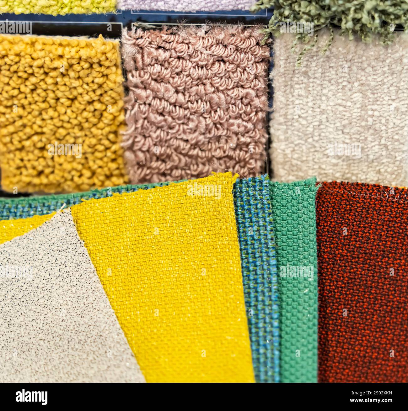 flooring and furniture materials made of looped and sheared fibers ...