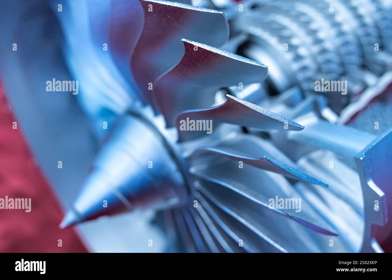 3D printer jet engine printed model metal Stock Photo - Alamy