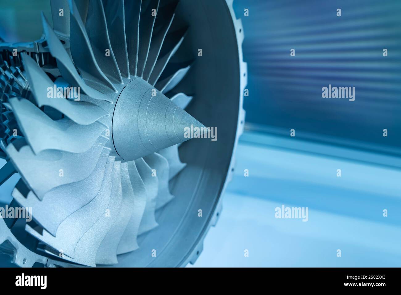 3D printer jet engine printed model metal Stock Photo - Alamy