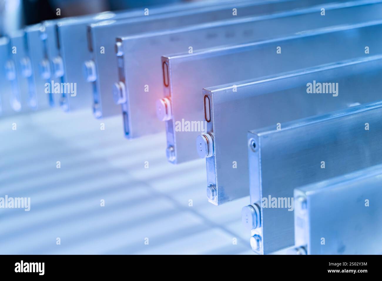 Blade shape battery cells design for modern electric vehicle Stock ...