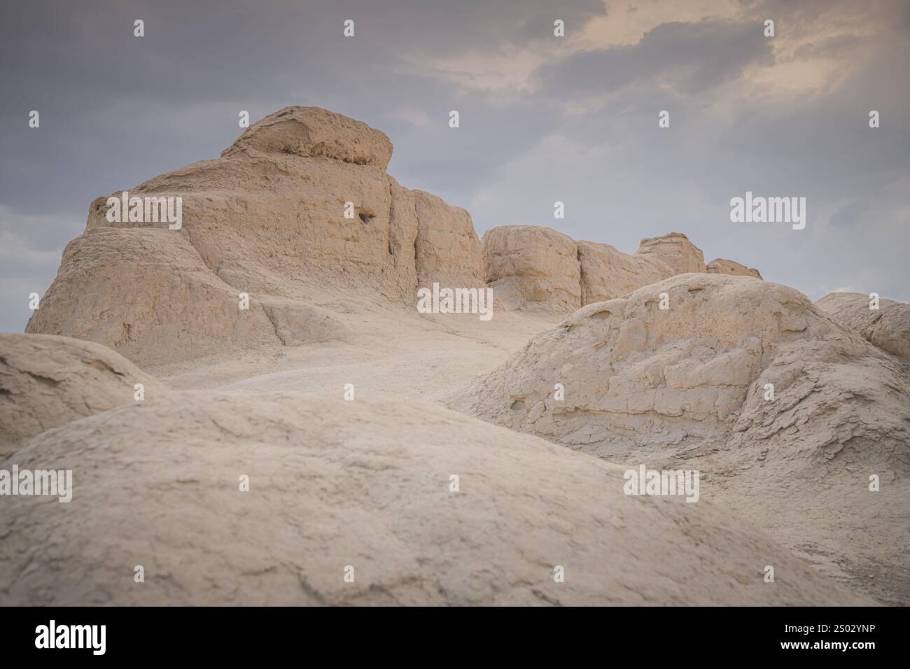 Ruins of ancient Jiaohe city, Turpan, China. Dating more than 2000 ...
