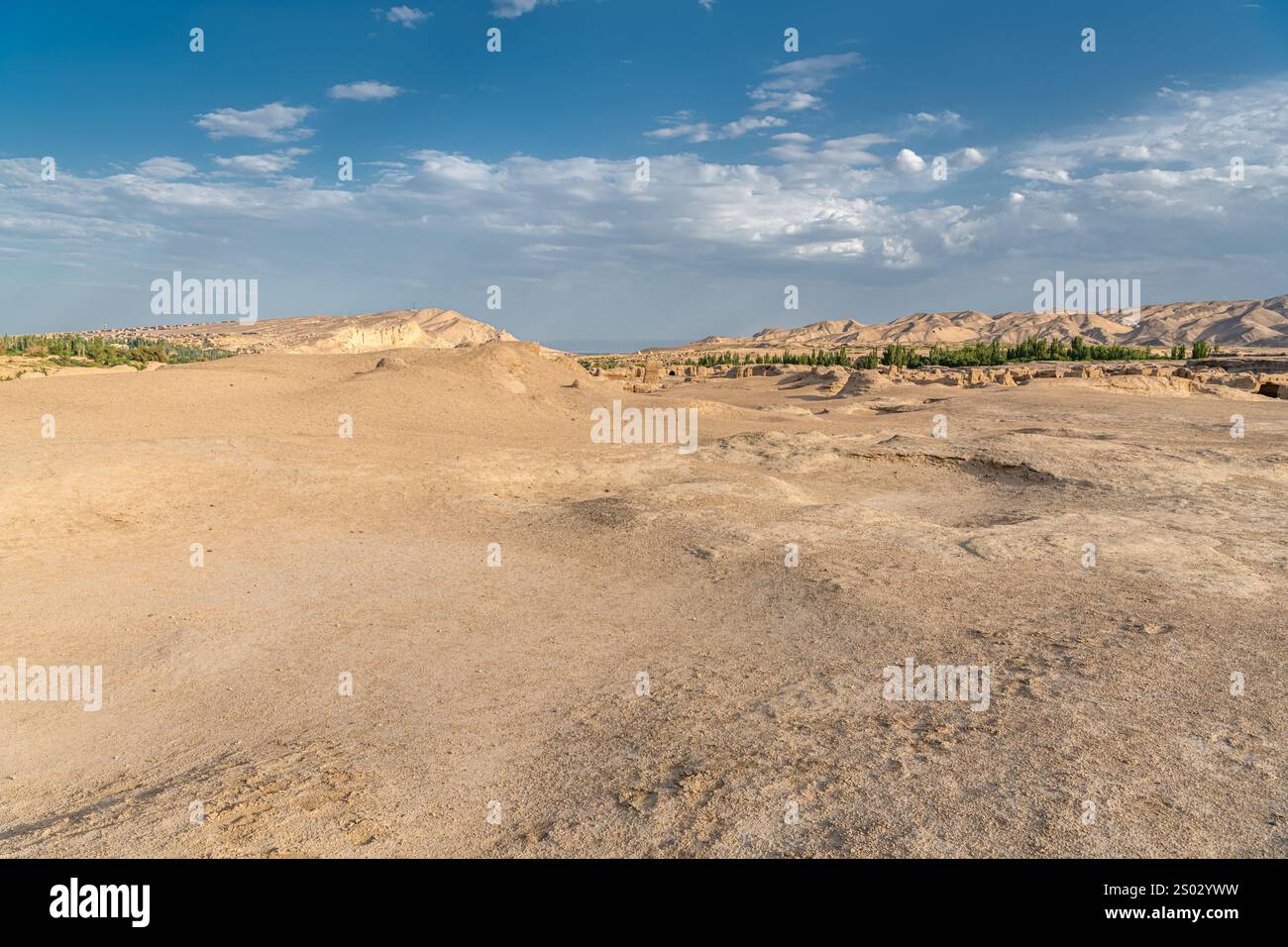 Skyline of Ruined Desert City. Archaeological UNESCO World Heritage ...