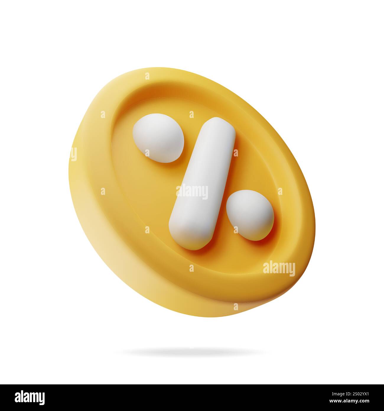 3D percent sign in gold coin isolated Stock Vector Image & Art - Alamy