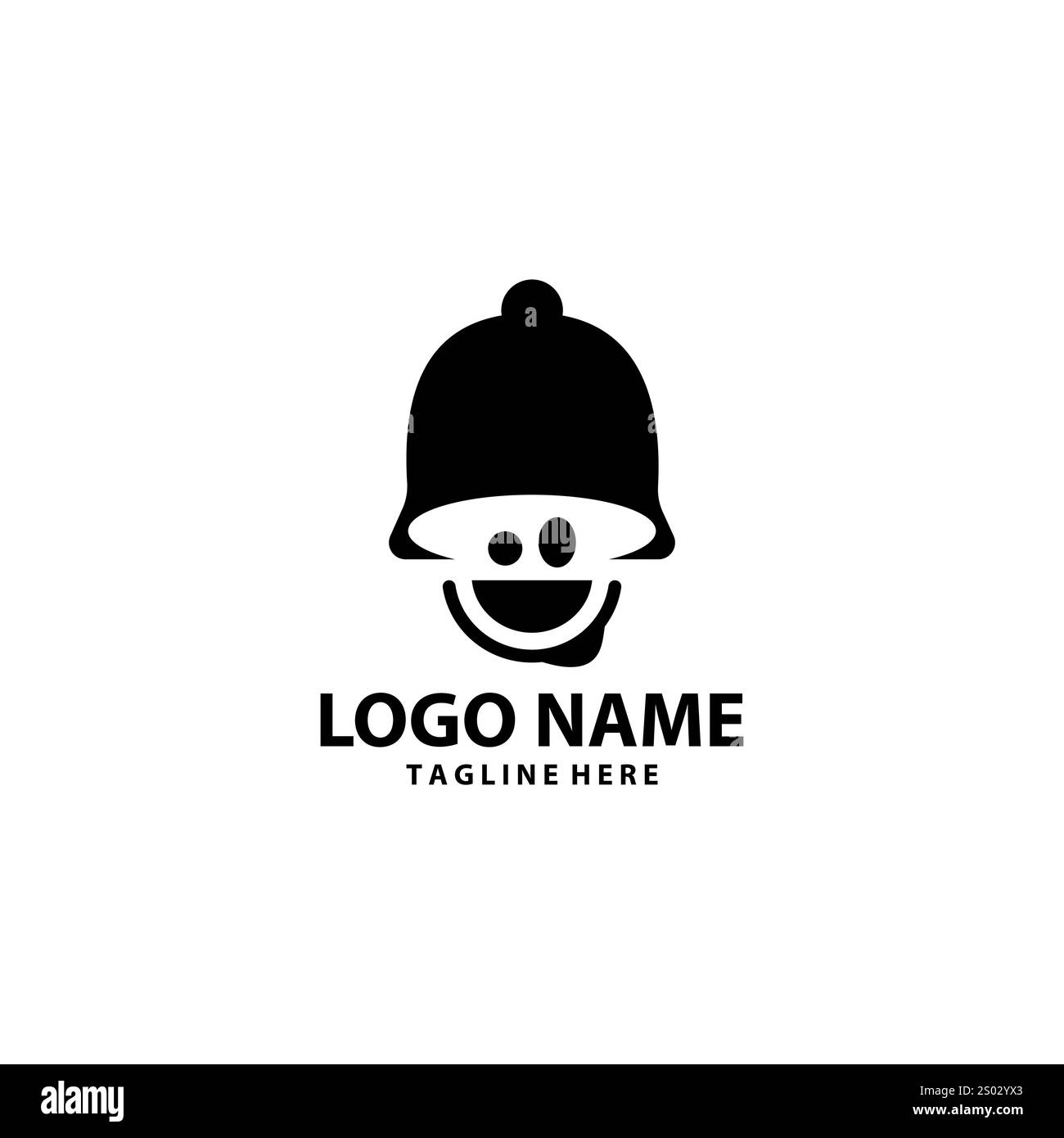 funny bell logo design vector Stock Vector Image & Art - Alamy
