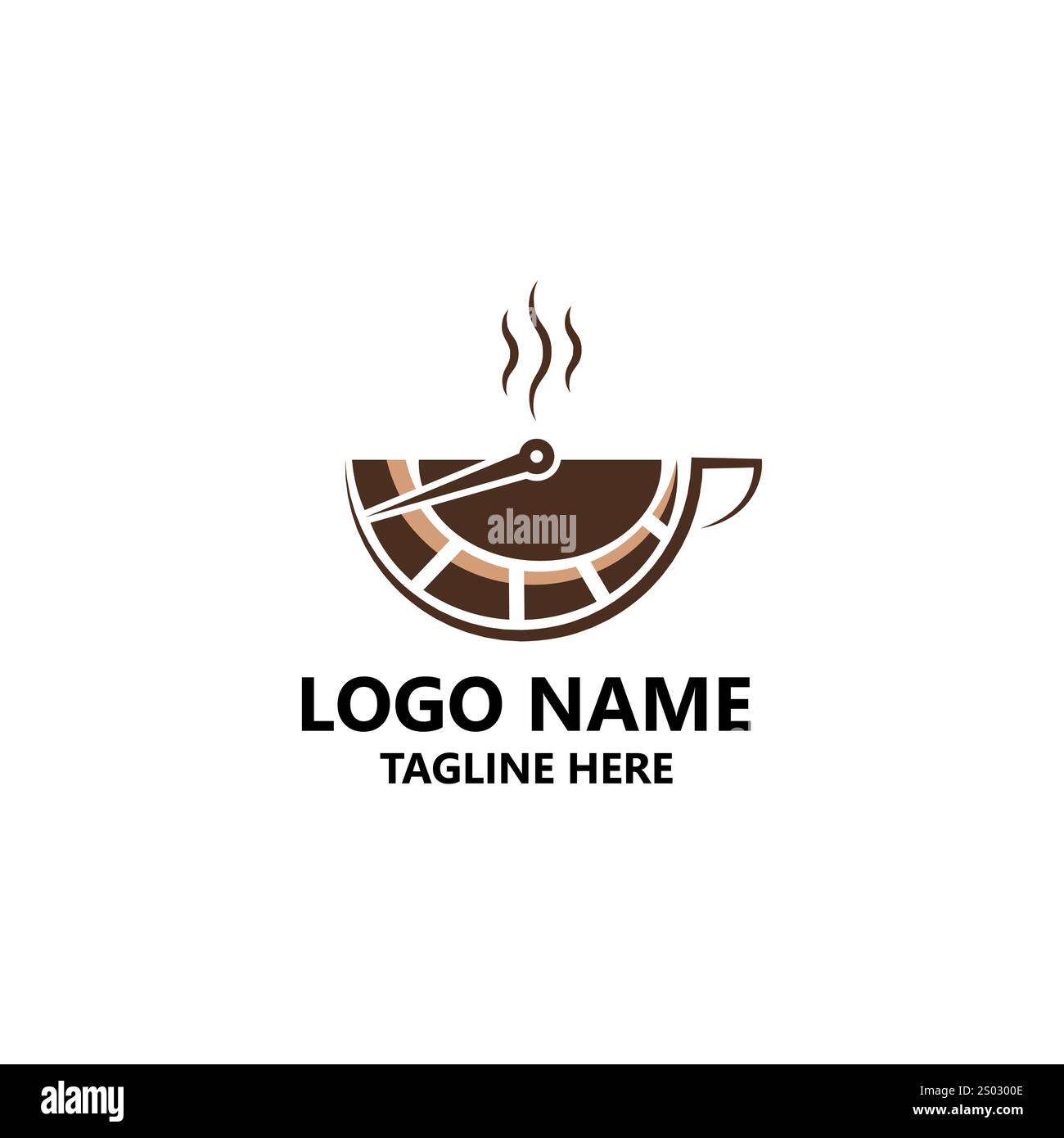 coffee speed meter logo design vector Stock Vector Image & Art - Alamy