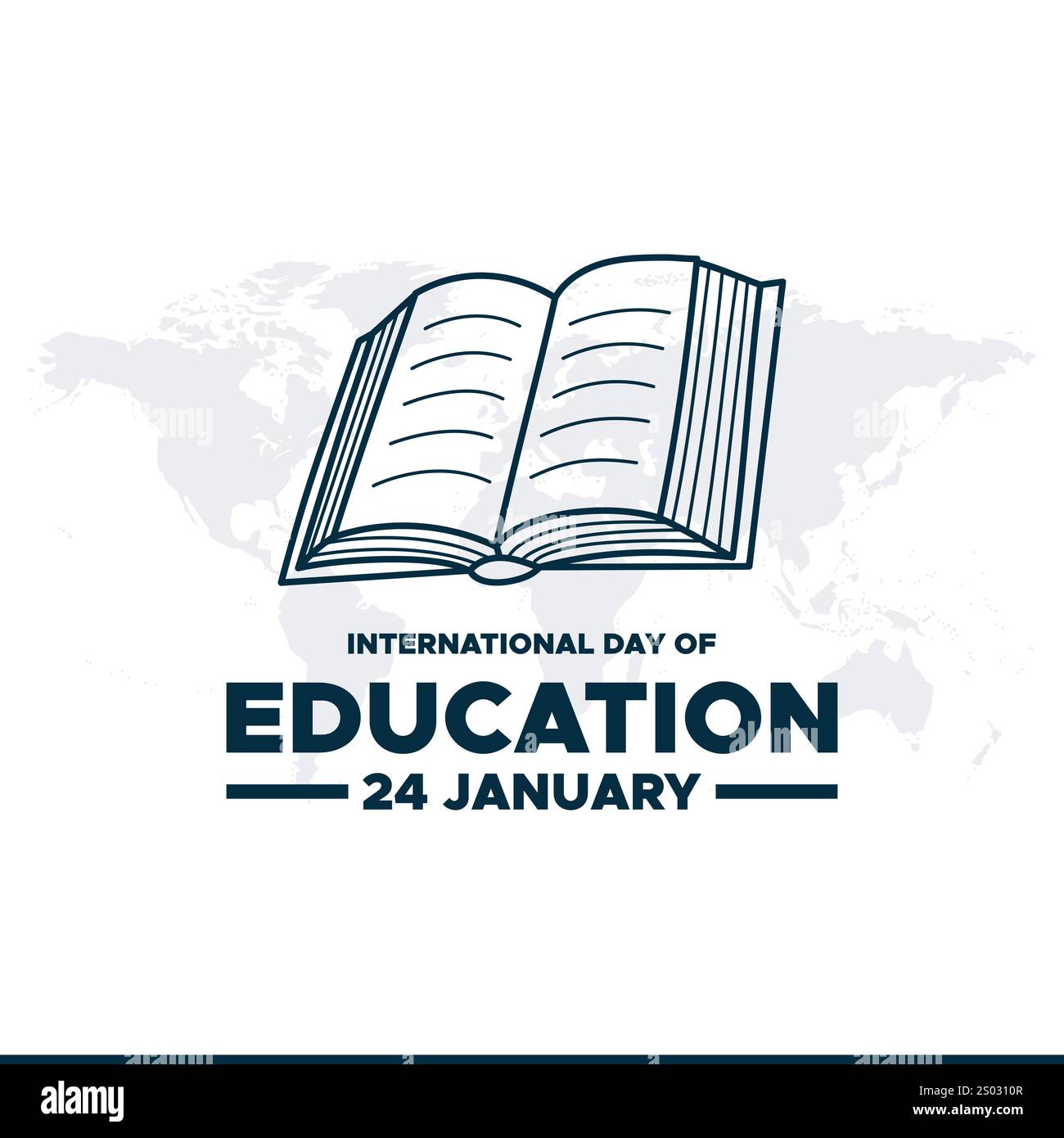 International Day of Education, Educational success concept vector ...