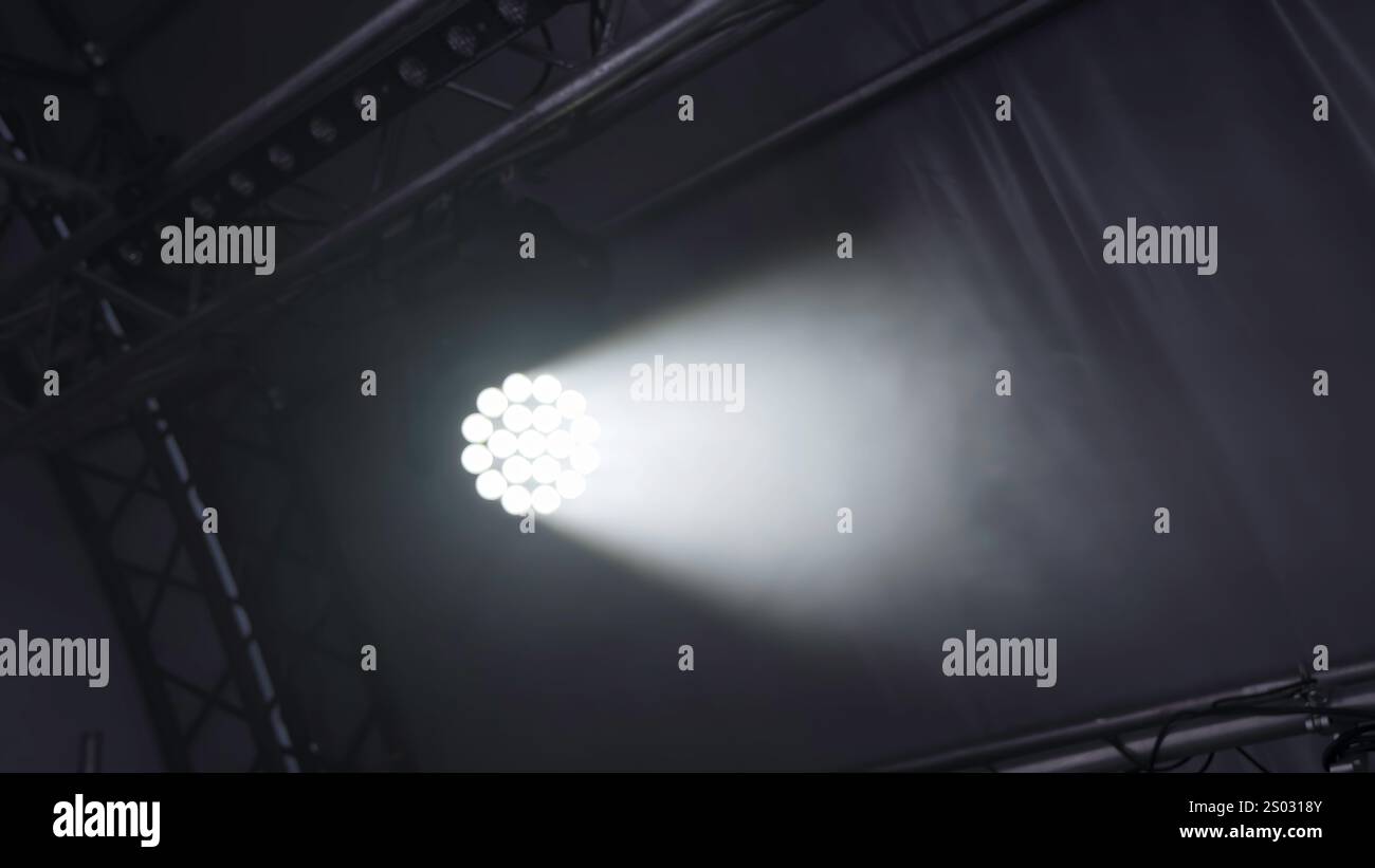A Spotlight That Powerfully Illuminates the Stage, Creating a Stunning ...