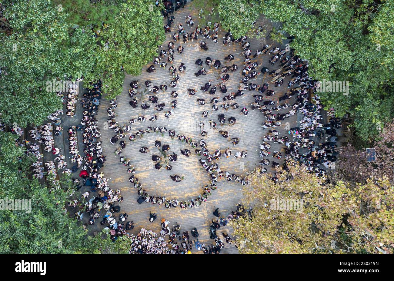 People of Miao ethnic group celebrate the Lusheng Festival in Congjiang ...