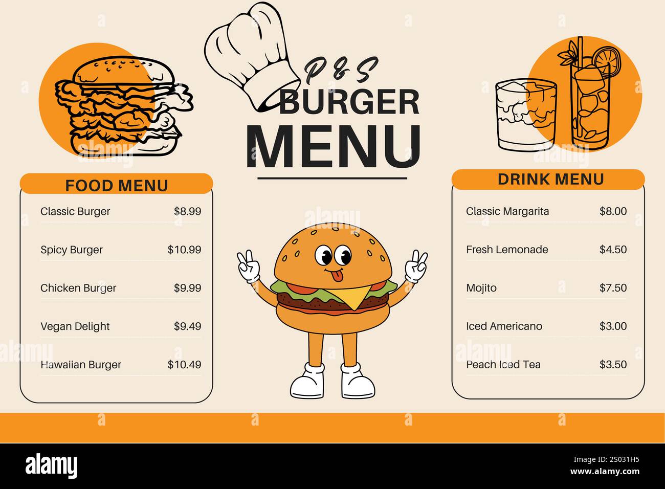 Food Menu Cover Design Premium Stock Vector Image & Art - Alamy