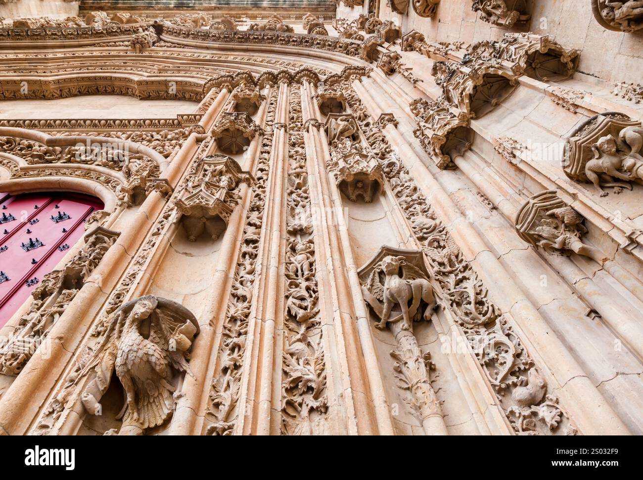 Featuring intricate carvings of human figures hi-res stock photography ...