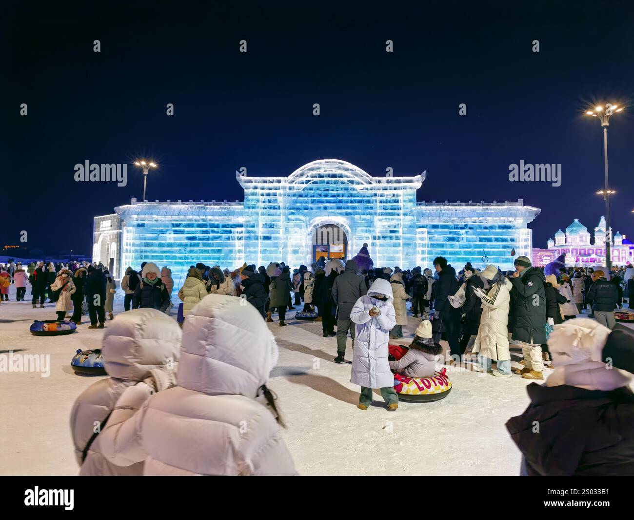 The 26th Harbin Ice-Snow World opens in Harbin City, northeast China's ...