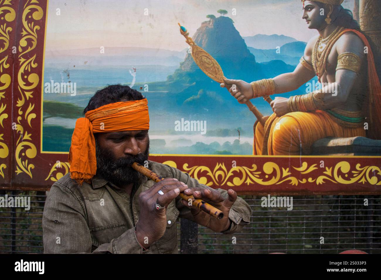 Garbage picker at Panchavati Facility plays flute in front of Lord in ...