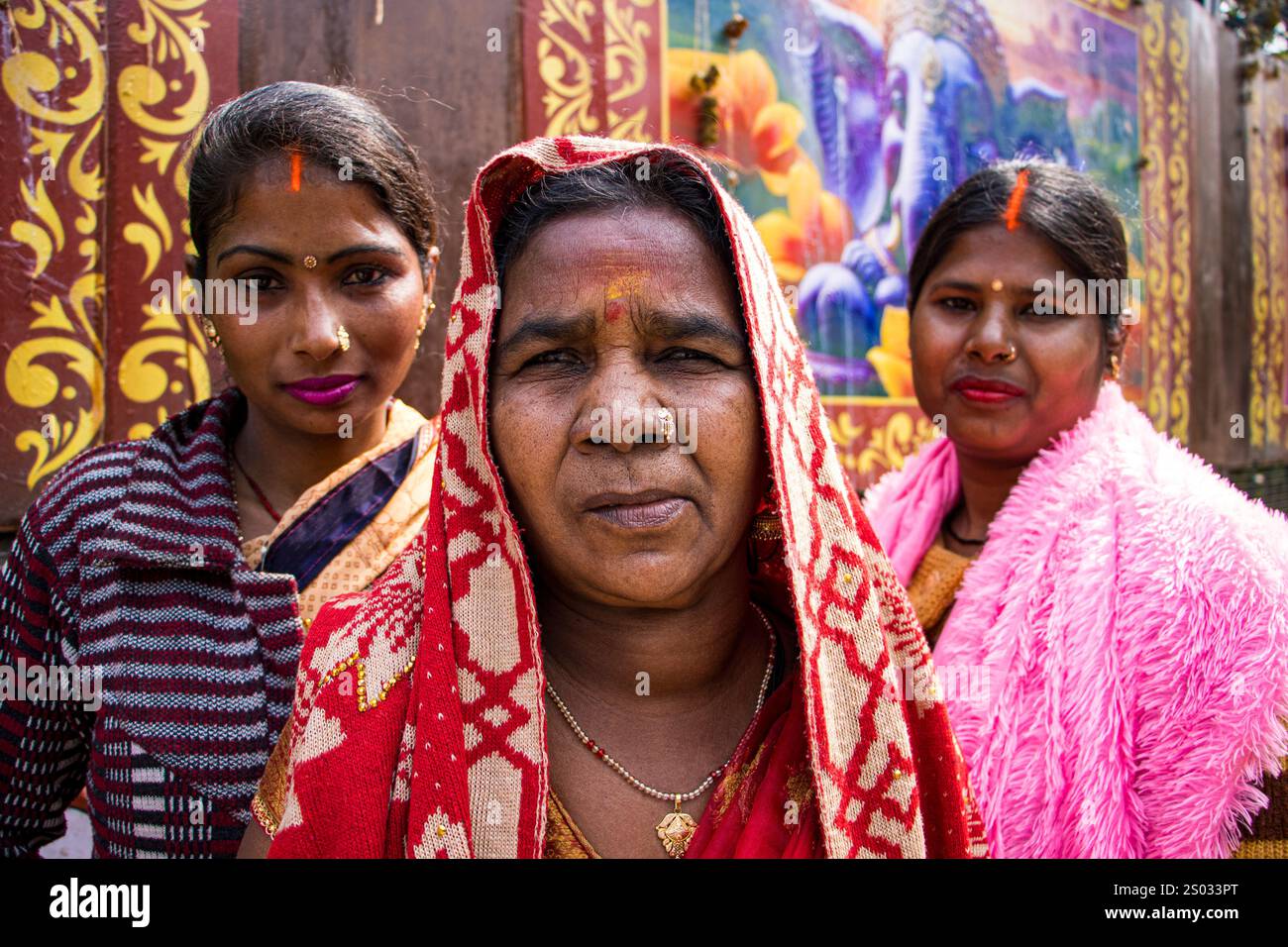 Pilgrims who have to Ayodhya to pay homage to Lord Ram at Ram ...