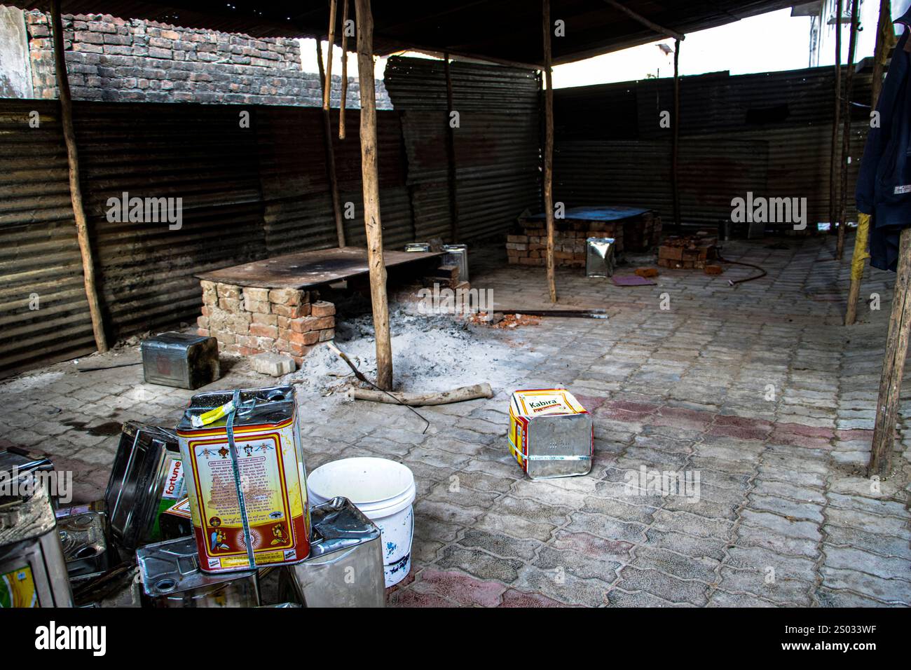 One of the two kitchens at Panchavati facility, Karsevak Puram in ...