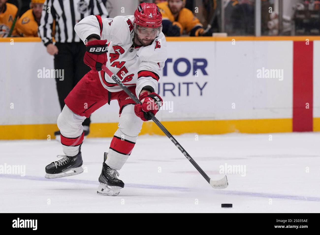 Carolina Hurricanes defenseman Shayne Gostisbehere (4) plays during the ...