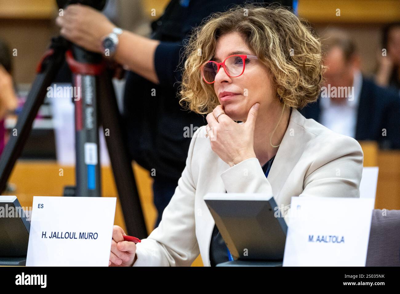 Hana JALLOUL MURO during an extraordinary AFET (committee on Foreign ...