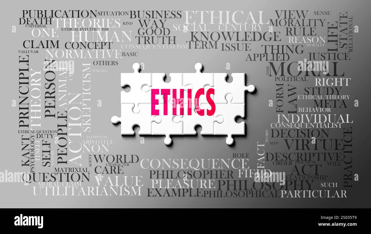 Ethics as a complex subject, related to important topics spreading ...