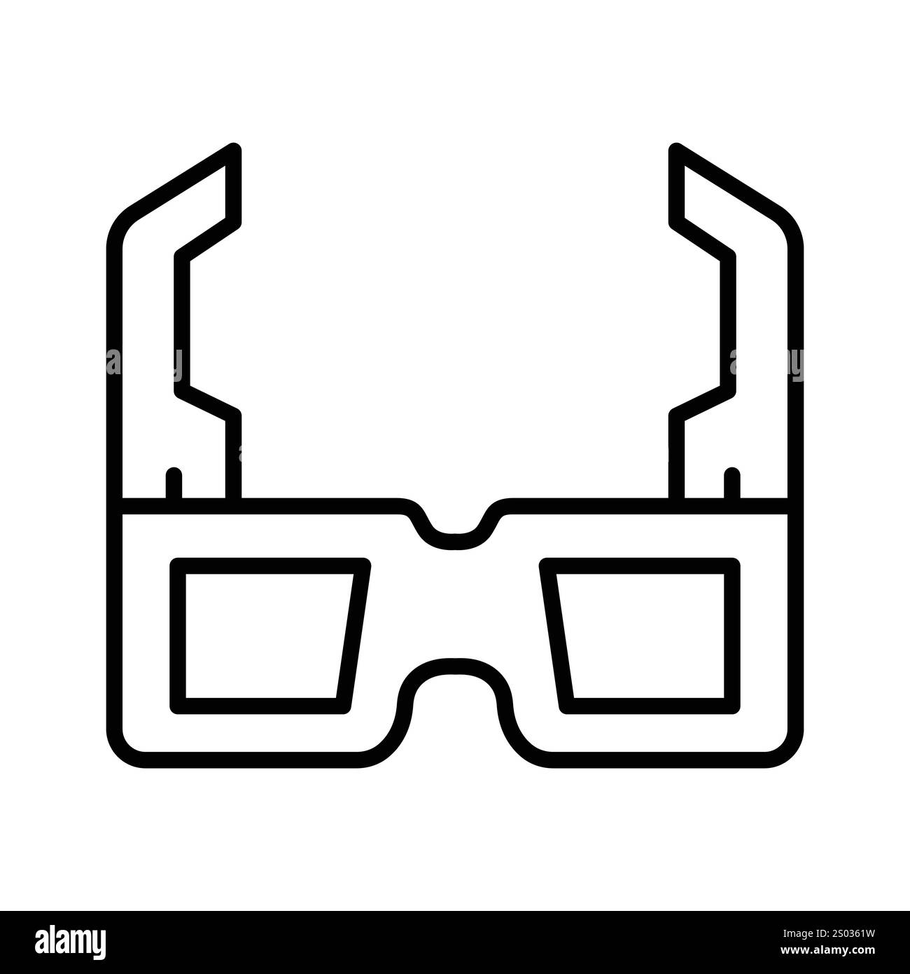 Check this carefully designed icon of 3d glasses in modern style, ready ...